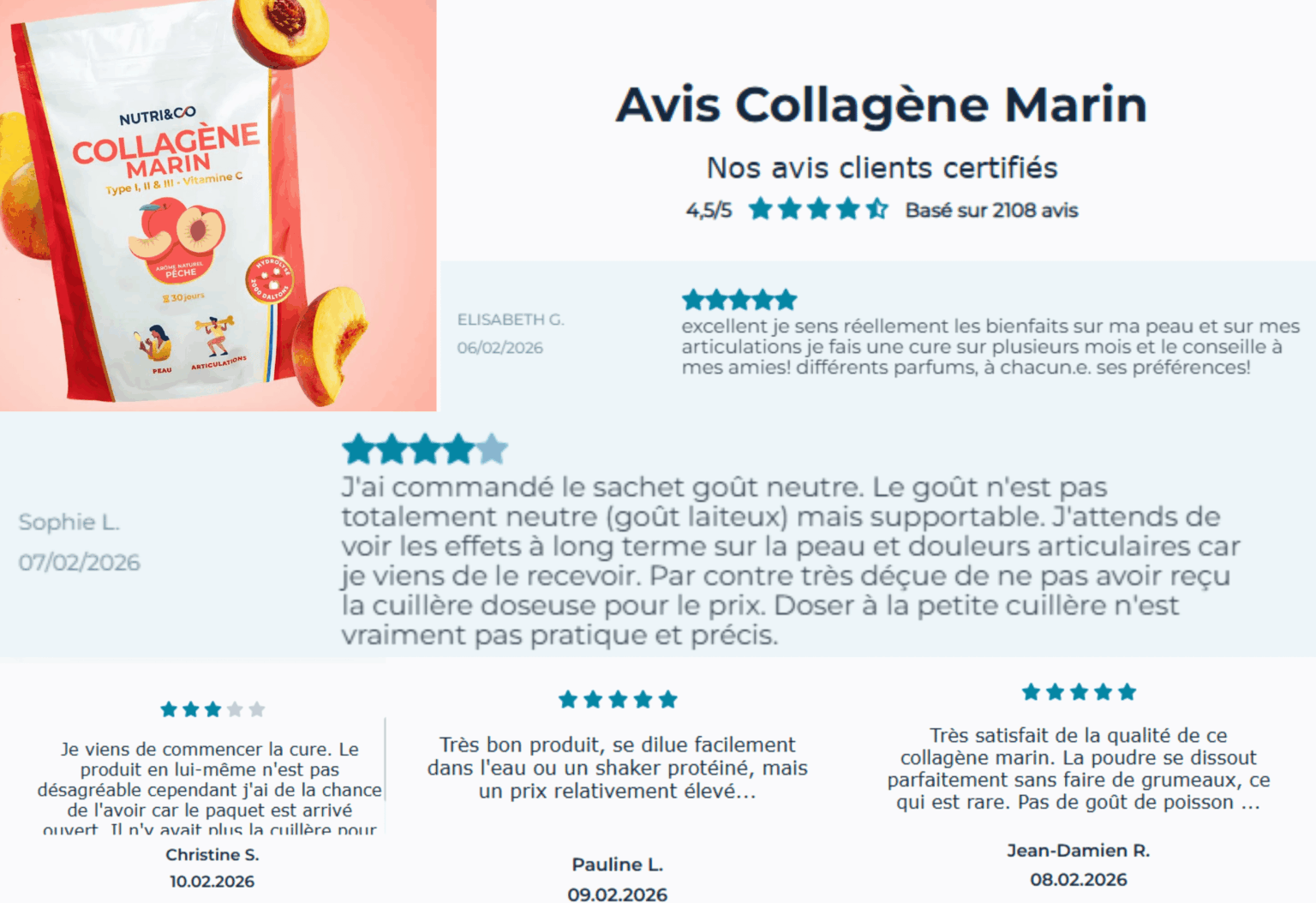 Collagène Nutri&Co : Avis après 30 jours de cure