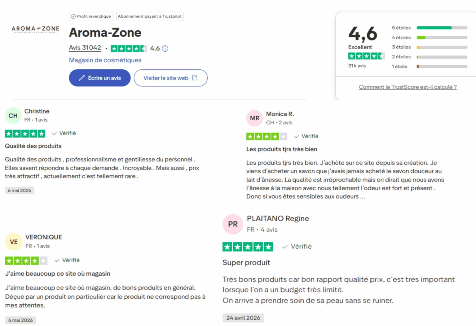 Avis Aroma-Zone : Que vaut réellement cette marque